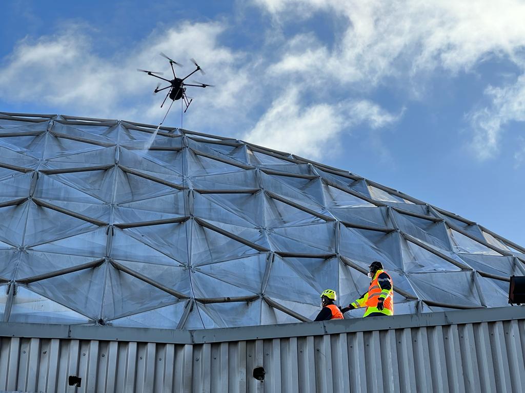 COUP D'ÉCLAT POUR LE DÔME DU PALAIS DES SPORTS DE PARIS | Drones Experts